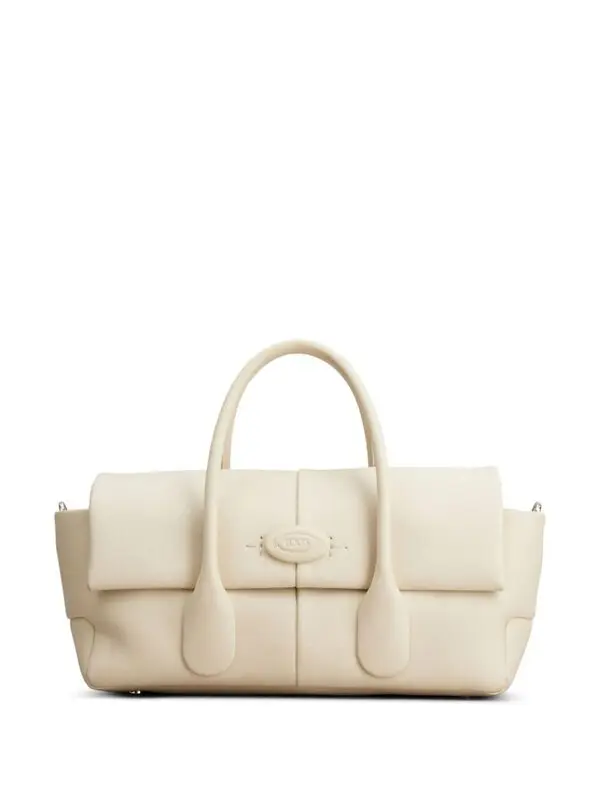 TOD'S Leather Tote - Neutrals