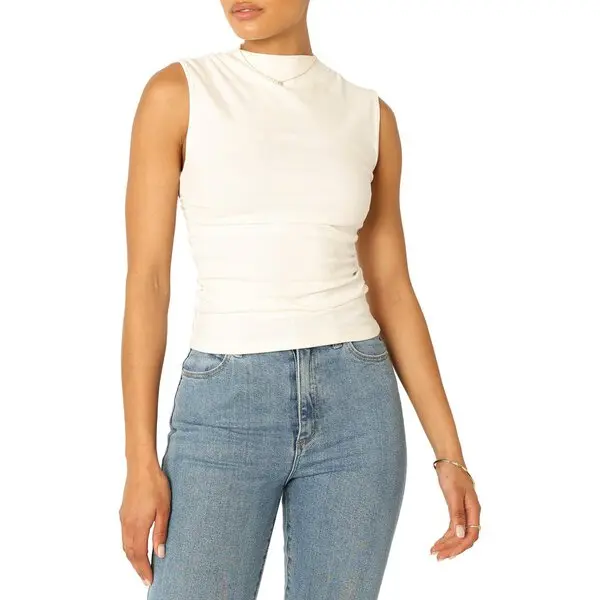 PETAL & PUP Nissa Sleeveless Top - Off White