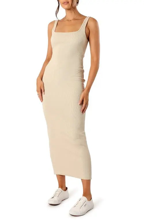PETAL & PUP Cynthia Ribbed Maxi Tank Dress