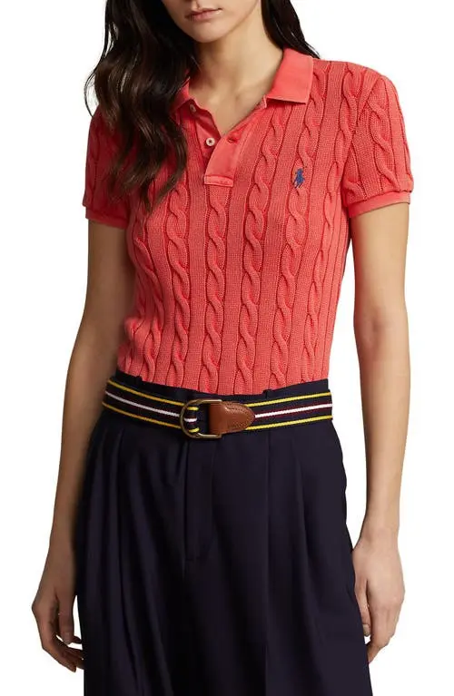Polo Ralph Lauren Cable Knit Polo Shirt