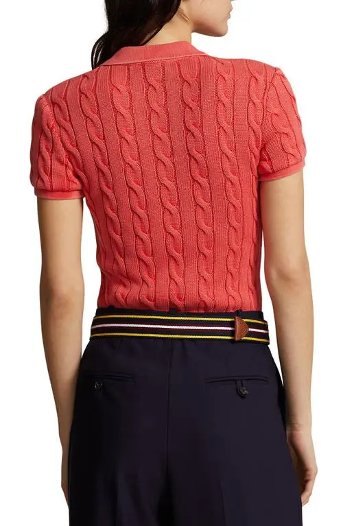 Polo Ralph Lauren Cable Knit Polo Shirt