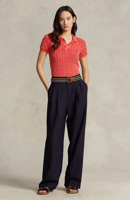 Polo Ralph Lauren Cable Knit Polo Shirt