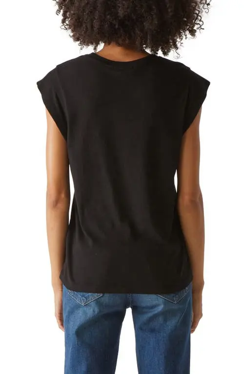 Michael Stars Joey Power Shoulder T-shirt