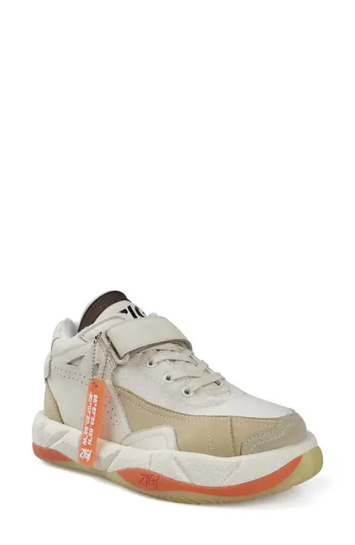 ZIGI Torani Platform Sneakers - White/beige