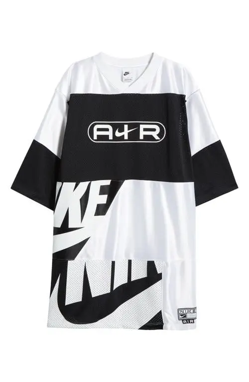 Nike Sportswear Air Jersey Dress In White/Black/White - 40% Off |  Editorialist