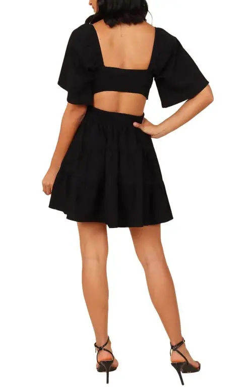 PETAL & PUP Jordyn Cutout Mini Dress