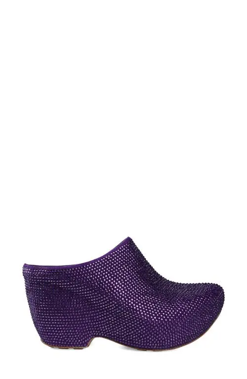 ZIGI Ziska Embellished Clog - Purple Suede
