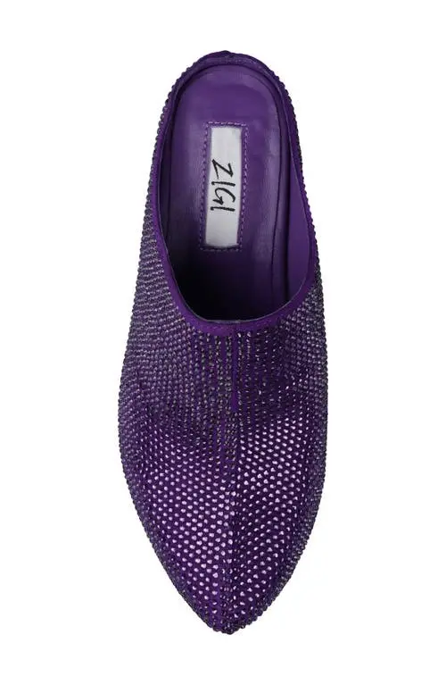 ZIGI Ziska Embellished Clog - Purple Suede