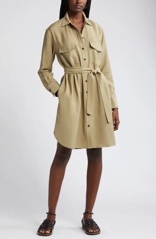 Nordstrom Long Sleeve Belted Shirtdress