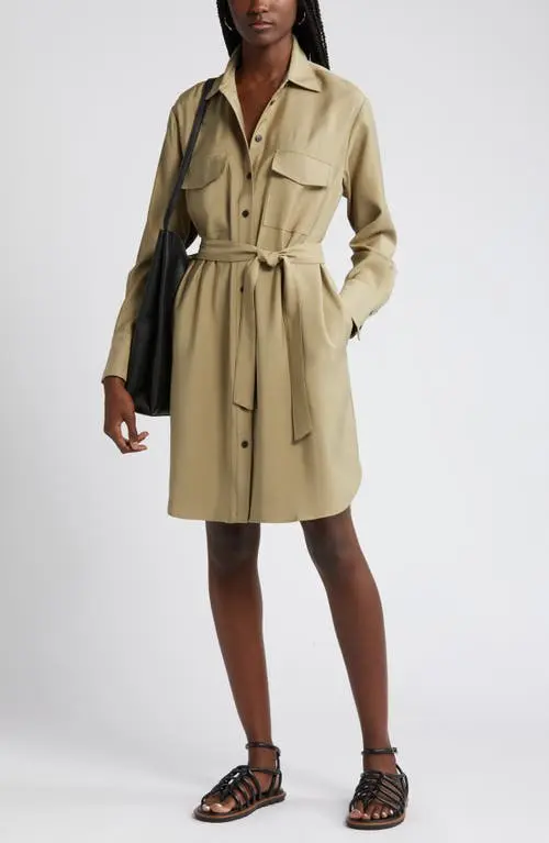 Nordstrom Long Sleeve Belted Shirtdress