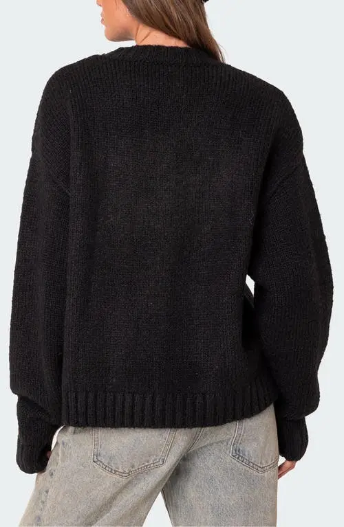 EDIKTED Usa Oversized Chunky Sweater
