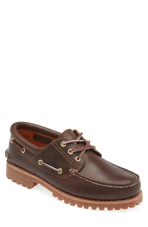 Timberland Authentic 3-eye Lug Boat Shoe - Brown