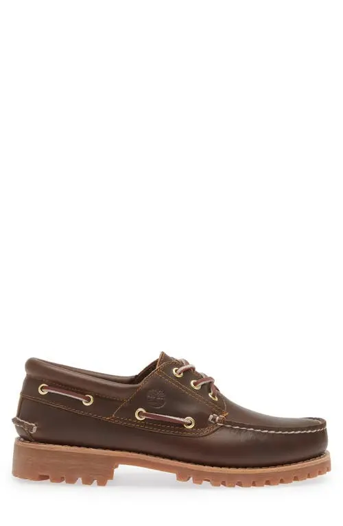 Timberland Authentic 3-eye Lug Boat Shoe - Brown