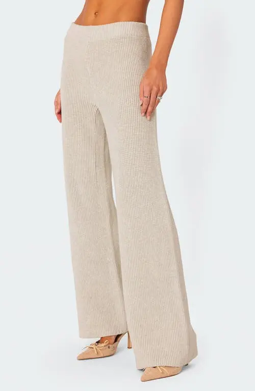 EDIKTED Sunday Straight Leg Cotton Pants