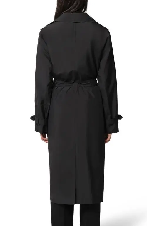 Soia & Kyo Blaire Water-repellent Trench Coat - Black