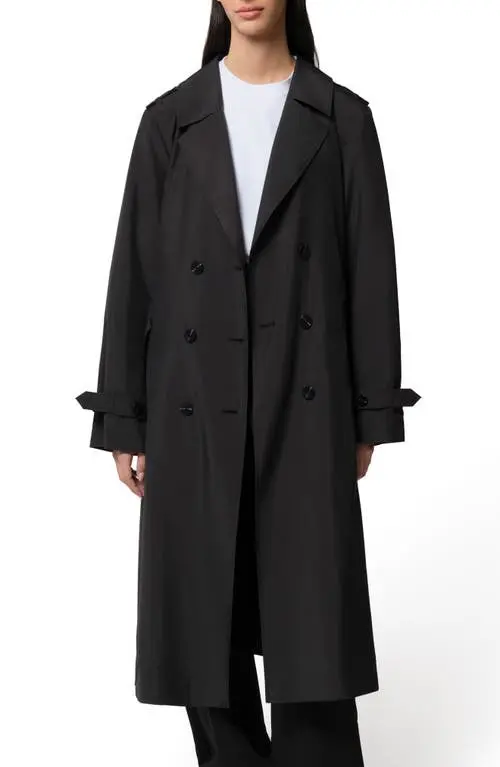 Soia & Kyo Blaire Water-repellent Trench Coat - Black
