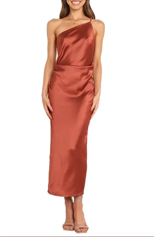 PETAL & PUP Luella One-shoulder Slipdress