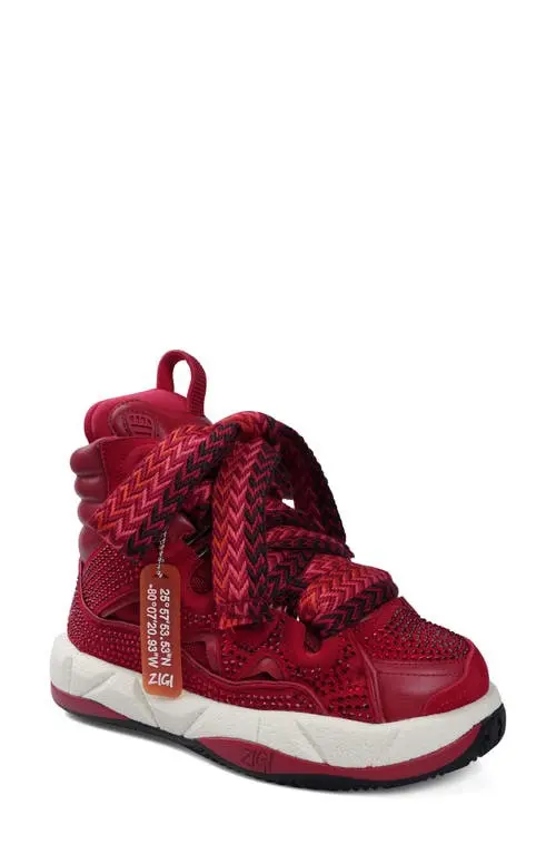 ZIGI Rocina High-top Sneakers - Red