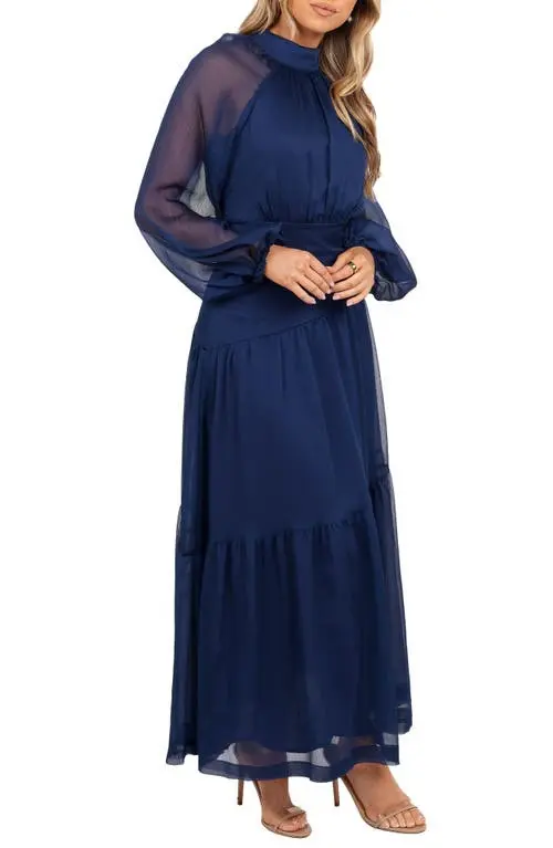 PETAL & PUP Julip Maxi Dress - Navy