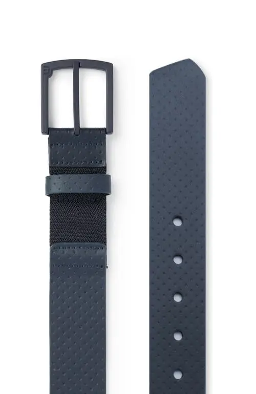 Travis Mathew Pilatus 2.0 Leather Belt - Blue Nights