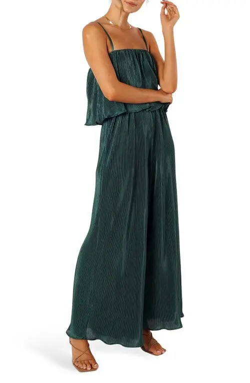 PETAL & PUP Jillian Plissé Jumpsuit