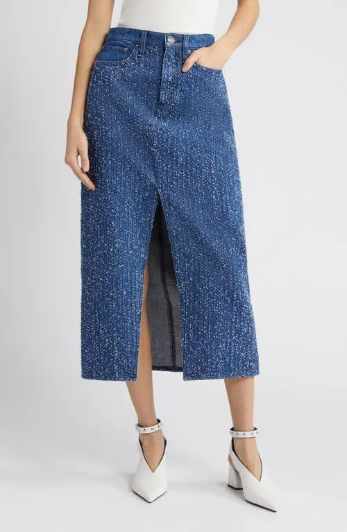 Rag & Bone Clara Vented Denim Maxi Skirt