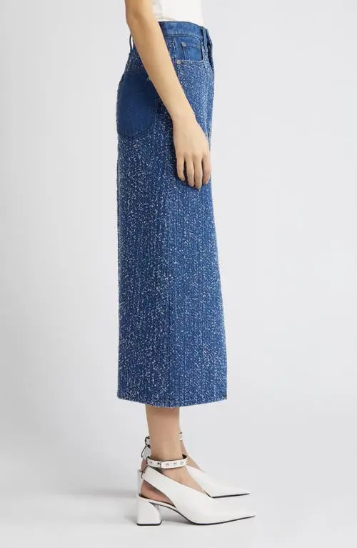 Rag & Bone Clara Vented Denim Maxi Skirt
