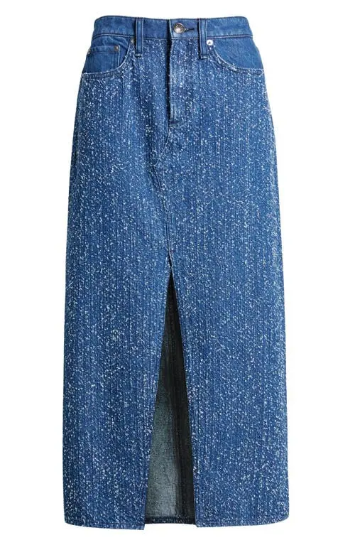 Rag & Bone Clara Vented Denim Maxi Skirt