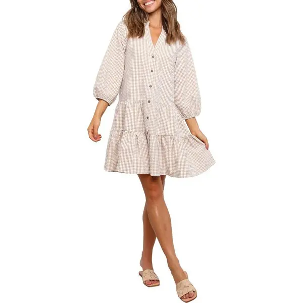 PETAL & PUP Daria Printed Tiered Dress