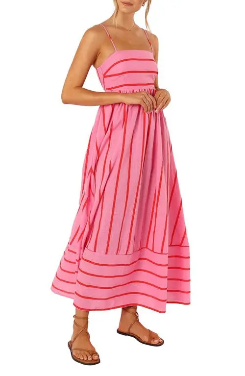 PETAL & PUP Pixie Maxi Dress - Pink Red
