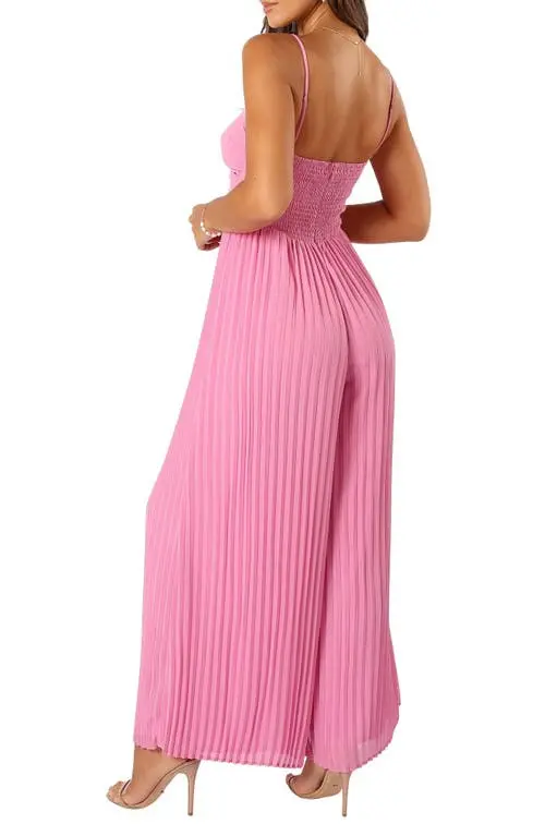 PETAL & PUP Alice Pleated Jumpsuit - Pink