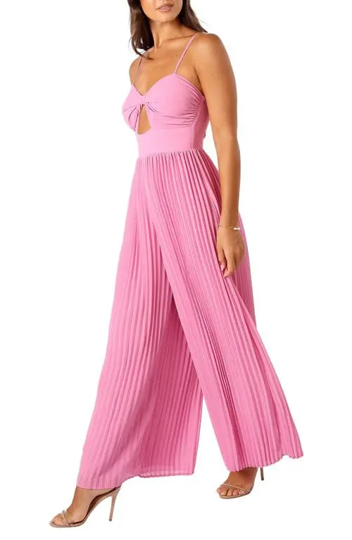 PETAL & PUP Alice Pleated Jumpsuit - Pink