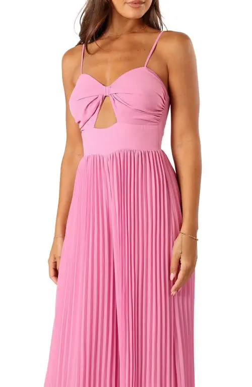 PETAL & PUP Alice Pleated Jumpsuit - Pink