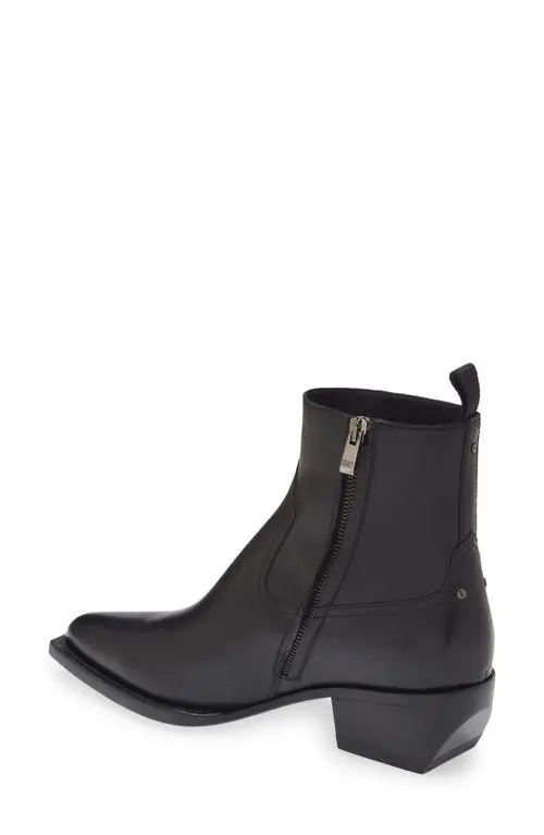 Golden Goose Debbie Pointed Toe Western Boot - Black