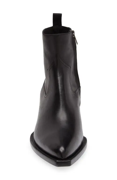 Golden Goose Debbie Pointed Toe Western Boot - Black