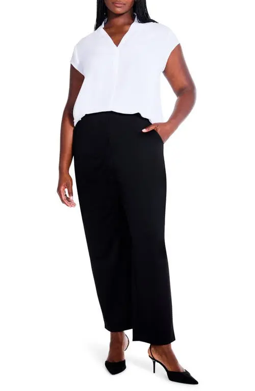 NIC+ZOE Cap Sleeve Top - Paper White
