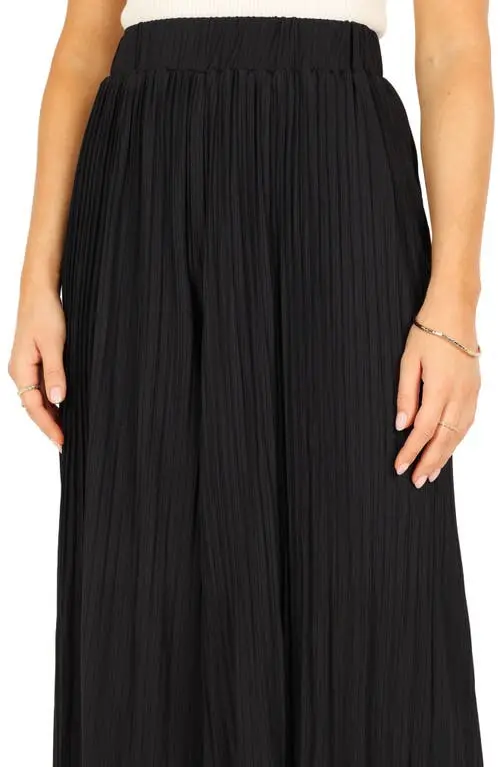 PETAL & PUP Cher Pleated Wide Leg Pants