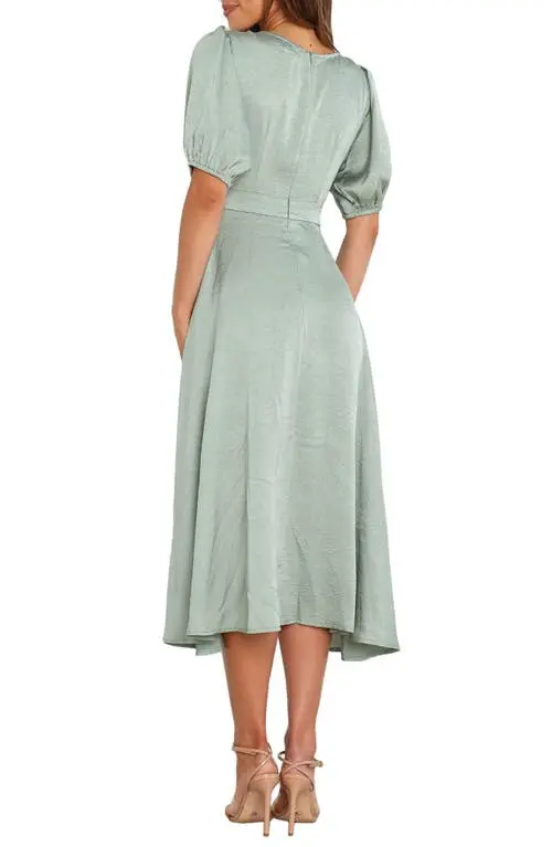 PETAL & PUP Piper Button Front Midi Dress