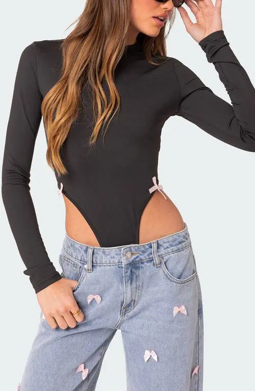 EDIKTED Marlo High Cut Bodysuit