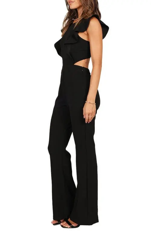 PETAL & PUP Yvonne Cutout Flare Leg Jumpsuit