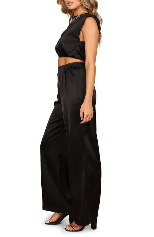 PETAL & PUP Elia Crop Top & Wide Leg Pants Set