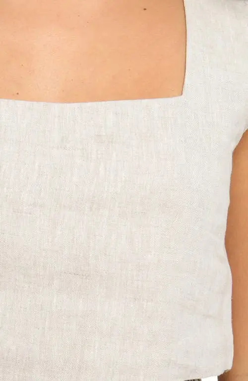 PETAL & PUP Devlin Linen Tank - Beige