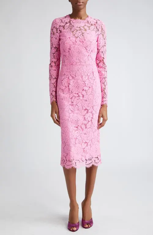 chinese dress ladies Seashell Diaries Lace Maxi Dress Pink