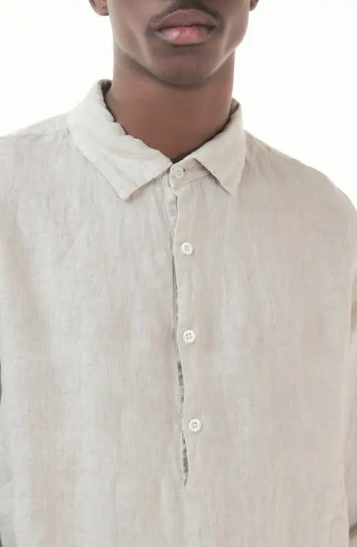Barena Venezia Pavan Linen Popover Shirt