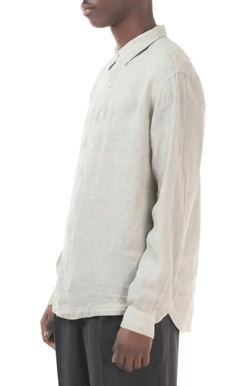 Barena Venezia Pavan Linen Popover Shirt
