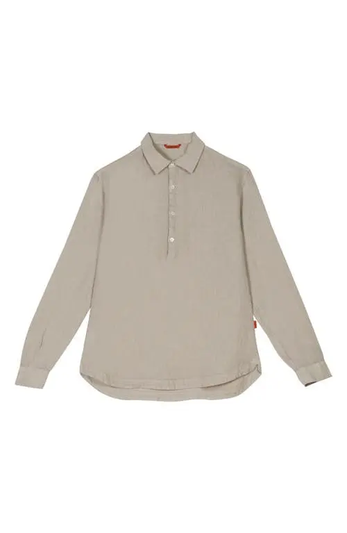 Barena Venezia Pavan Linen Popover Shirt