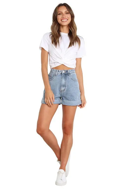 PETAL & PUP Daisy Denim Shorts