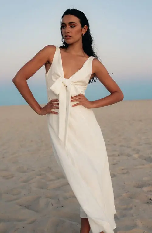 PETAL & PUP Archer Sleeveless Midi Dress