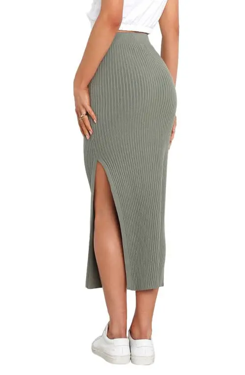 PETAL & PUP Bowen Rib Sweater Skirt