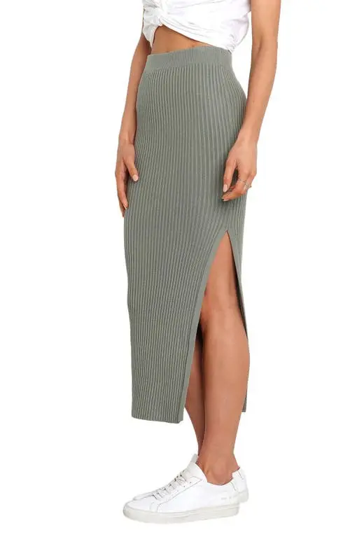 PETAL & PUP Bowen Rib Sweater Skirt